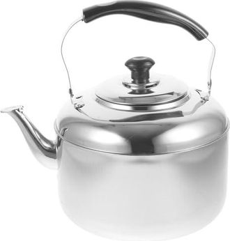 Yarnow Bouilloire Sifflante En Acier Inoxydable 5L Pour Cuisini&egrave;re &Agrave; Induction Et Gaz Chauffe-Eau Et Pratique Pour Maison Et Bureau