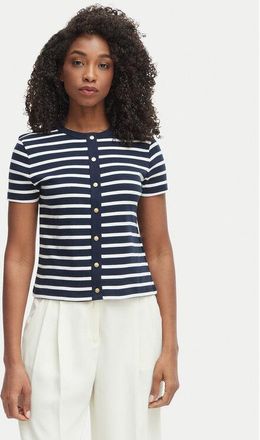 Tommy Hilfiger Bluse WW0WW48709 Dunkelblau Slim Fit