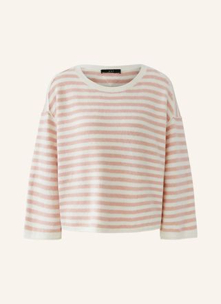 Oui Pullover Mit 3/4-Arm weiss