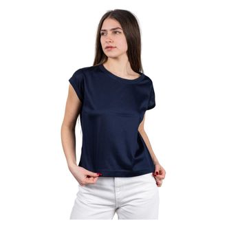 Circolo 1901 Femme, Tops, Bleu, Taille: 44 FR T-Shirt