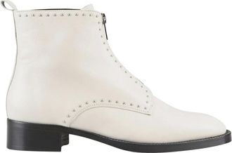 Cosmoparis Femme, Chaussures, Blanc, Taille: 39 EU Erome/Studs Bottes &agrave; cheville