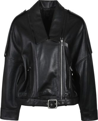 Pinko Pinko, Femme, Vestes, Noir, Taille: 36 FR Veste de motard