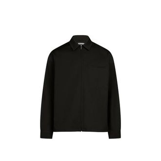 Jacquemus Surchemise zipp&eacute;e en laine vierge