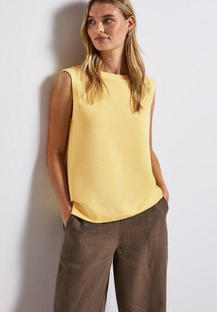 Street One T-Shirt aus softem Materialmix