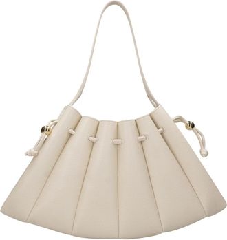 Themoir&egrave; Femme, Sacs, Blanc, Taille: ONE Size Sac &agrave; Bandouli&egrave;re V&eacute;gan avec Motif Croissant