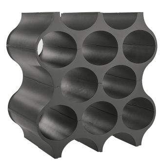 Koziol Set-UP Flaschenregal 4-teilig | f&uuml;r 10 Flaschen | Weinregal, modular erweiterbar, stapelbar | biozirkul&auml;rer Kunststoff, stabil, sp&uuml;lmaschinengeeignet 