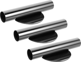 Amosfun 3 St&uuml;ck Nordic Wandvase aus Metall Selbstklebender Abnehmbarer Wandblumenvase Halter in Schwarz Minimalistisches Wanddekor f&uuml;r Wohnzimmer B&uuml;ro und Fes