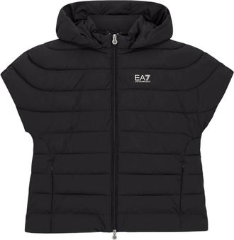 Emporio Armani Emporio Armani Ea7, Femme, Vestes, Noir, Taille: 38 FR Gilet matelass&eacute;