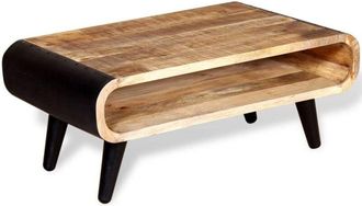 vidaXL Couchtisch Raues Mangoholz 90x55x39 cm - Vidaxl