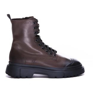 Hogan Homme, Chaussures, Brun, Taille: 44 EU Bottines &agrave; lacets