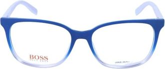 HUGO BOSS Femme, Accessoires, Bleu, Taille: ONE Size Montures de lunettes rectangulaires