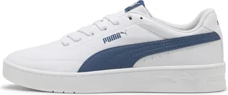 Puma Sneakers Court Classic Clean Unisexe, Chaussures, Blanc, 35.5