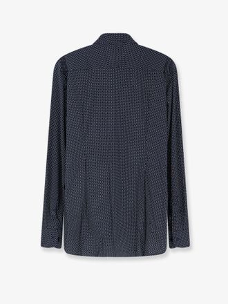 HUGO BOSS Mens Jersey Shirt Hank Blue Polyamide Elastane