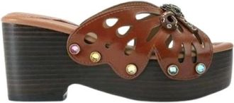 Kurt Geiger Femme, Chaussures, Brun, Taille: 39 EU Kurt Geiger - Chaussures > Flip Flops & Tongs