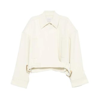 Sportmax Spsserio Cropped Jacket - - Jackets - Damen - Beige - XS