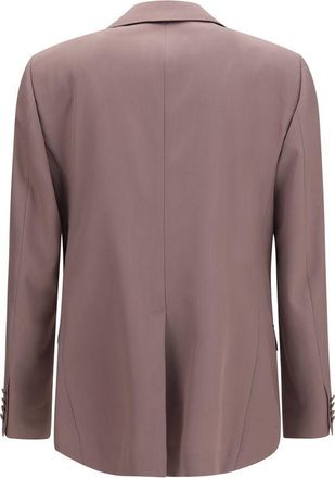 Dolce & Gabbana Wool Poplin Blazer - Brown