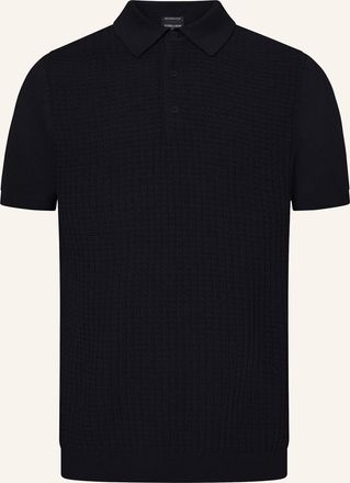 Strellson Strick-Poloshirt Adrian blau