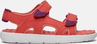 Timberland Perkins Row Sandale mit Fersenriemen f&uuml;r Jugendliche in Orange, Orange, Gr&ouml;&szlig;e