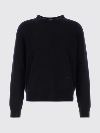 Fendi Pull &agrave; col rond 100% cachemire avec poignets et ourlet c&ocirc;tel&eacute;s