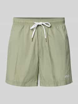 HUGO BOSS Badeshorts mit Label-Print Modell HAITI