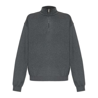 Balenciaga Pullover mit Logo - - Knitwear - Herren - Grau - M