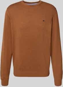 Fynch-Hatton Strickpullover mit Rundhalsausschnitt