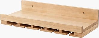 Generic Weinregal Holz, Weinglashalter Zur Wandmontage, Stabile Unterstützung, Einfach und Schön, Geeignet für Küche, Restaurant, Café(Medium)