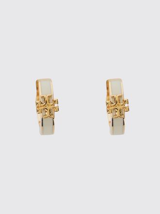 Tory Burch Cr&eacute;oles Icon en laiton &eacute;maill&eacute; avec logo Double T
