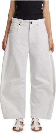PDR Phisique Du Role Femme, Jeans, Blanc, Taille: 38 FR Pantalon Banana en Jeans