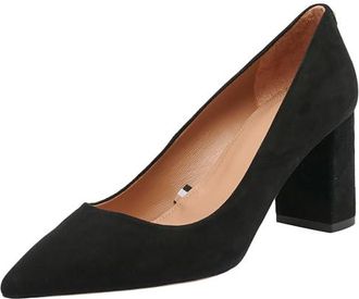 BOSS Femme Janet_chpump70_SD Pompe, Noir, 35 EU