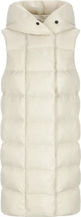 Peuterey Femme, Vestes, Beige, Taille: 38 FR Long Hooded Vest