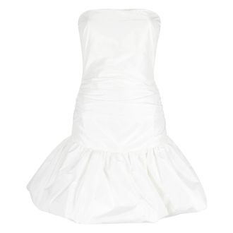 Rotate Taft Ballon Mini Kleid - - Dresses - Damen - Beige - S