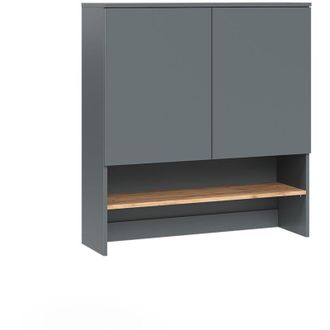 Vicco Armoire machine &agrave; laver Viktor, Anthracite/ch&ecirc;ne dor&eacute;, 93.6x100.4cm
