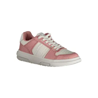 Tommy Hilfiger Colorblock Mesh & Leather Sneaker - Pink