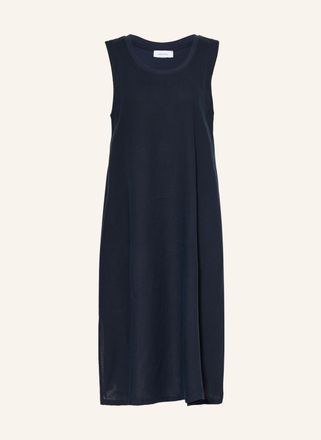Darling Harbour Darling Harbour Kleid Im Materialmix Mit Leinen blau