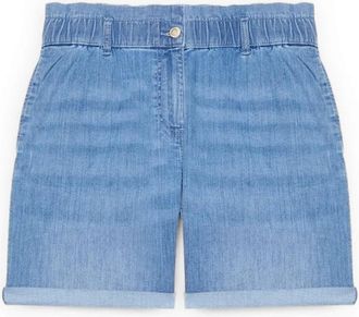 Fiorella Rubino Damen, Shorts, Blau, 2XLGr&ouml;&szlig;e