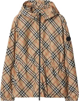 Burberry Check Lightweight Jacket