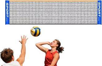 Generico Netz für Badminton für Hinterhof, Badmintonnetz, verstellbare Höhe des Volleyballs für Kinder, Tennisausrüstung, Sport-Fitness-Trainingszubehör für de