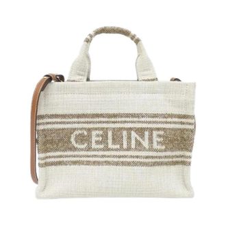 Celine Pre-owned Small Cabas Thais Canvas Tasche - - Pre-owned - Damen - Braun - ONE SIZE