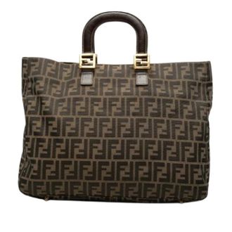 Fendi Pre-owned Canvas Tote Bag - - Pre-owned - Damen - Braun - ONE SIZE