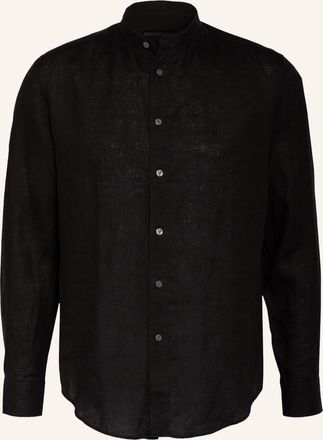 Drykorn Drykorn Leinenhemd Tarok Comfort Fit Mit Stehkragen schwarz
