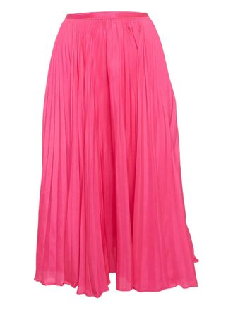 Ralph Lauren jupe à design plissé - Rose