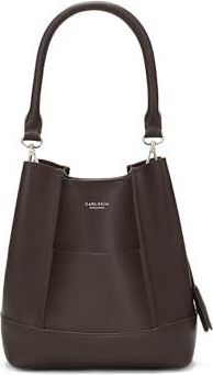 Carlheim Gotland Genuine Leather collection, Adaline Genuine Leather Handbag (Brown)