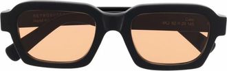 Retro Superfuture unisex, Accessoires, Noir, Taille: 52 MM Caro Lunettes de soleil