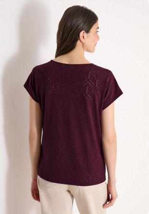 Cecil T-Shirt mit U-Boot-Ausschnitt