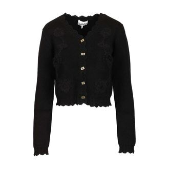 Ganni Damen, Strickwaren, Schwarzk, MGr&ouml;&szlig;e