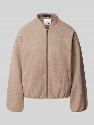 Ichi Jacke mit Stehkragen und Rei&szlig;verschluss Modell JANNET