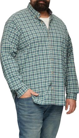 s.Oliver Hemd mit Button-Down-Kragen aus Baumwollstretch