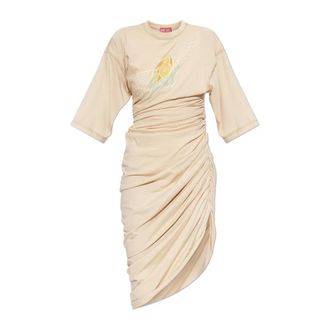 Diesel D-Virta Kleid - - Dresses - Damen - Beige - 2XS