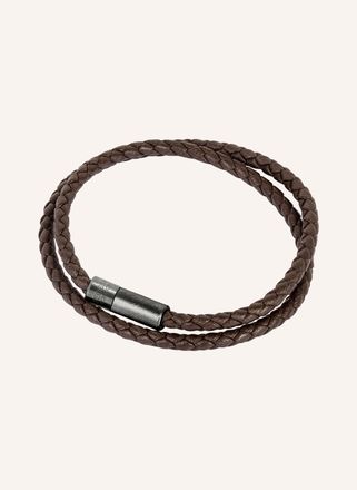 Tateossian Tateossian Armband Double Wrap Pop Rigato braun